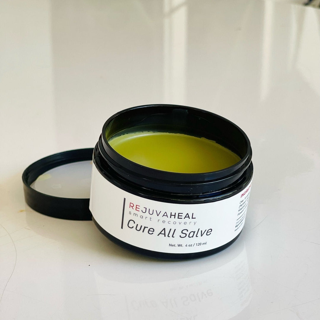 Recovery products featuring an herbal salve and a muscle gel – Rejuvaheal